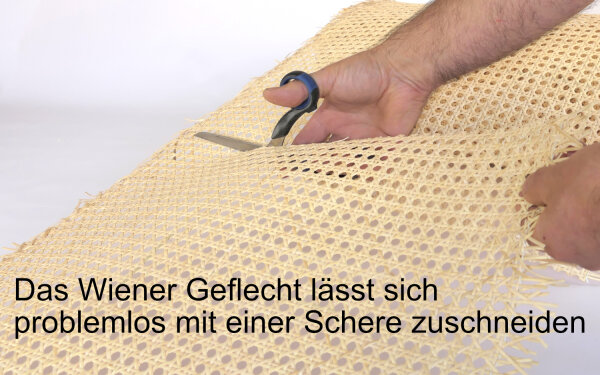 Fertiggeflecht - Wiener Geflecht 45cm breit natur