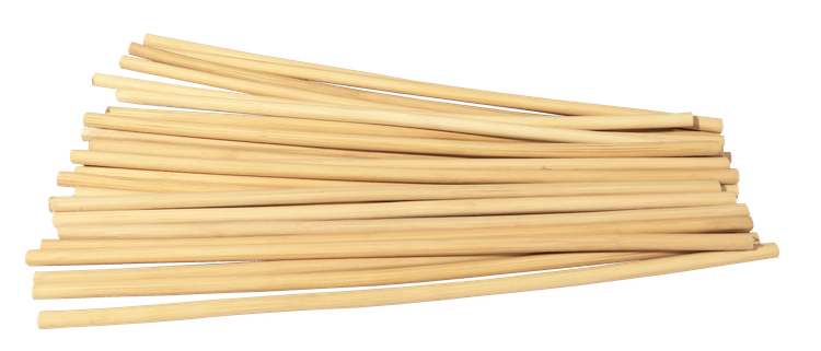 blaue Peddigrohr Staken vom Rattanhouse