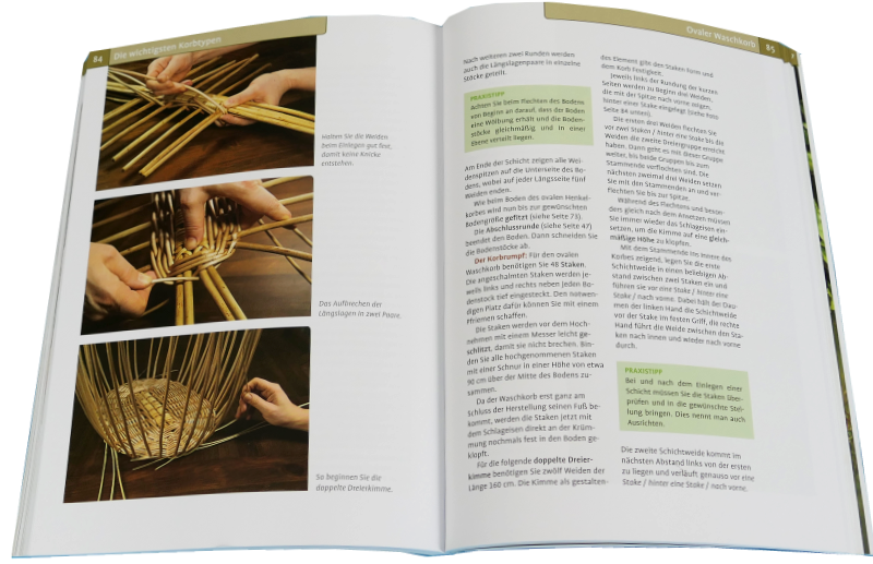 Flechtanleitungen aus dem Buch - Weidenkörbe flechten